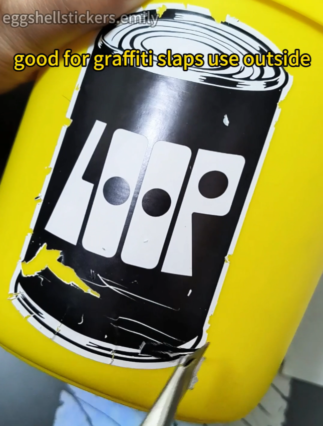 18,000pcs eggshell stickers, total 11 designs for the customer from US ...