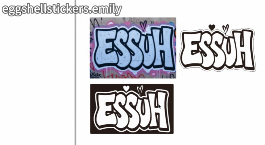 How to custom designs of eggshell stickers from us? #eggshellstickers ...