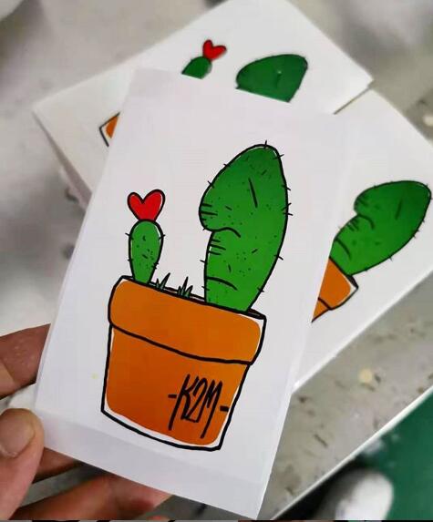 Custom eggshell stickers, adhesive labels, vinyl stickers from factory ...